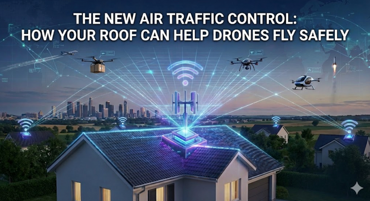 The New Air Traffic Control: How Your Roof Can Help Drones Fly Safely